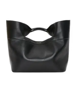 Alexander McQueen The Bow Logo Printed Tote Bag