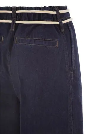 Sportmax Nembi Pleat Detailed Jeans - Black
