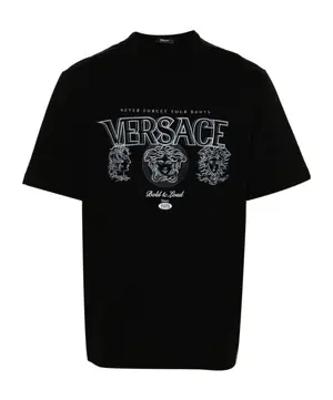 Versace Logo-print Cotton T-shirt