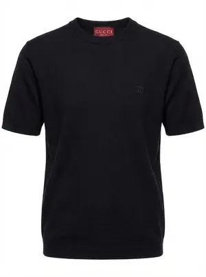Gucci Silk Cotton T-shirt With Embroidery