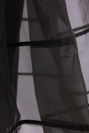 Cecilie Bahnsen Pleated Organza Mini Dress