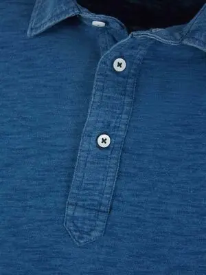 Brunello Cucinelli Short-sleeved Polo Shirt - Blue
