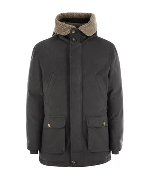 Brunello Cucinelli Shearling Down Coat