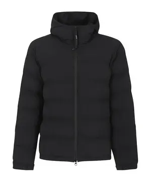 Aspesi Quilted Hooded Down Jacket - Black