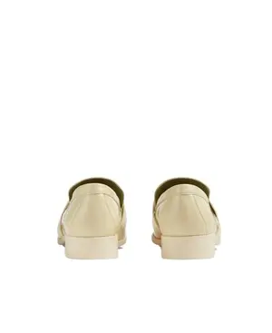 Bottega Veneta Square Toe Loafers With Horsebit Detail