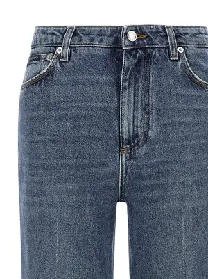 Dolce & Gabbana Logo Plaque Straight-leg Jeans
