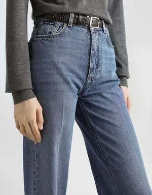 Dolce & Gabbana Logo Plaque Straight-leg Jeans