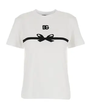 Dolce & Gabbana Dg Logo Embroidered T-shirt