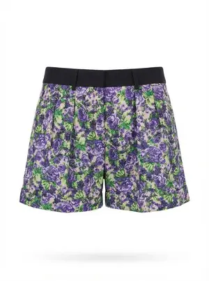 Max Mara Floral Patterned Shorts