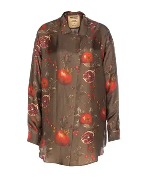 UMA WANG Printed Long Sleeve Shirt - No
