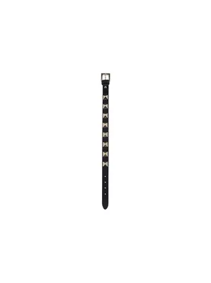 Valentino Garavani Rockstud Leather Bracelet - Black