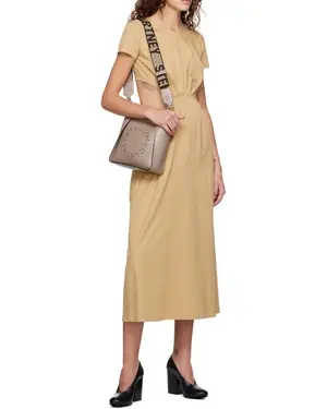 Stella McCartney Perforated Logo Crossbody Bag - Brown