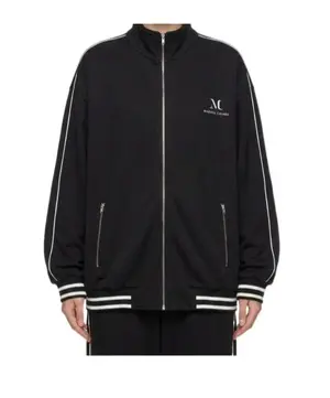 Marissa Chiara Zip-up Track Jacket With Striped Details