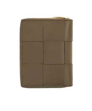 Bottega Veneta Small Cassette Compact Zip Around Wallet