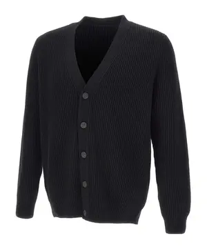 MC2 SAINT BARTH Herrison Ribbed V-neck Cardigan