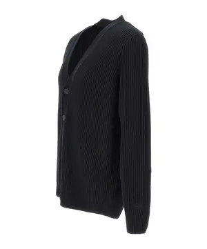 MC2 SAINT BARTH Herrison Ribbed V-neck Cardigan
