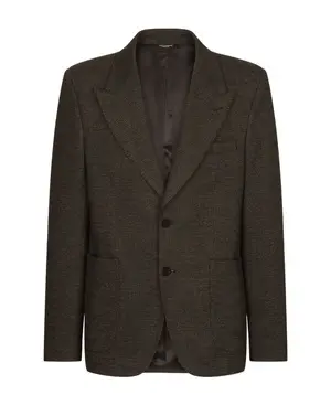 Dolce & Gabbana Dolce Gabbana Single-breasted Tailored Blazer - Black