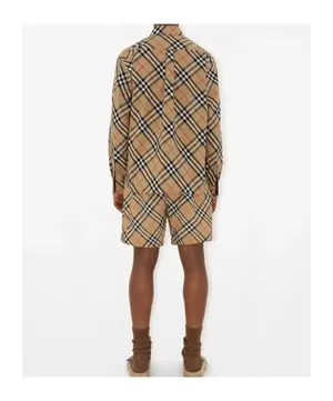 Burberry Long Sleeved Checked Shirt