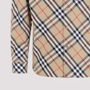 Burberry Long Sleeved Checked Shirt