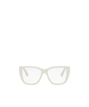 Dior Square Frame Eyeglasses - White