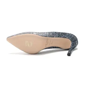 JIMMY CHOO Romy Glitter Pumps - Gray