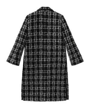 Marissa Chiara Checked Double Breasted Coat