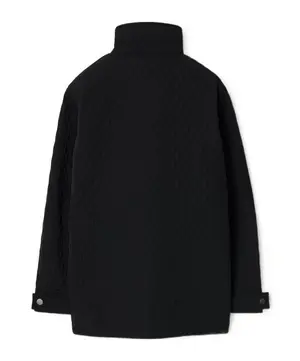 Burberry Long Sleeved Checked Hooded Jacket