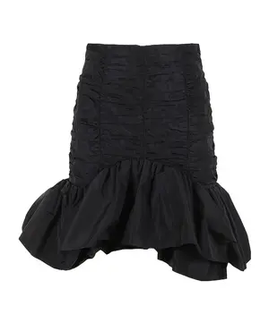 PATOU Ruched Ruffle Mini Skirt