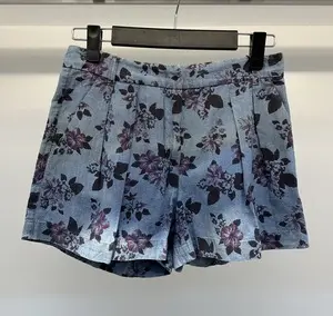 Sportmax Floral Pattern Belted Shorts