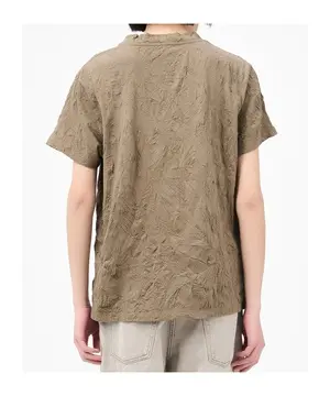 Our Legacy Crinkle Crew-neck T-shirt - Olive
