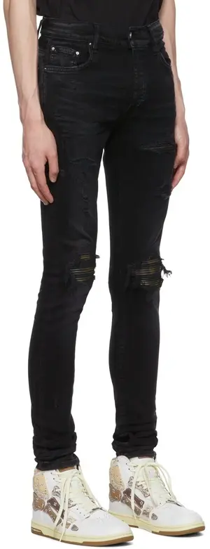 Amiri Distressed Skinny Jeans