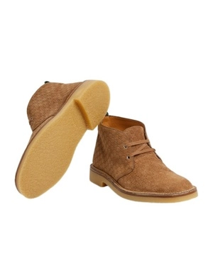 Gucci Gg Suede Ankle Boots - Camel