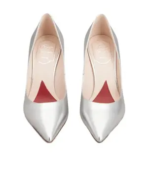 ROGER VIVIER Embellished Heel Pumps - Silver