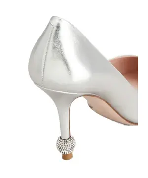 ROGER VIVIER Embellished Heel Pumps - Silver