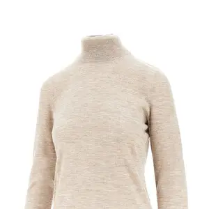 Max Mara Meana Turtleneck Knitted Jumper - Beige