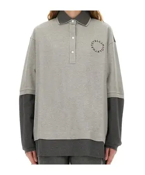 Stella McCartney Logo Panel Rugby Shirt