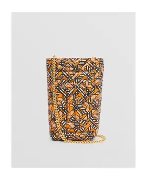 Burberry Micro Lola Monogram-print Bucket Bag