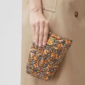 Burberry Micro Lola Monogram-print Bucket Bag