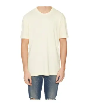 JAMES PERSE Round Neck Short Sleeve T-shirt - White