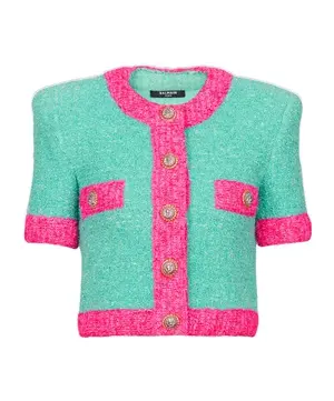 Balmain Two Tone Knitwear For Women