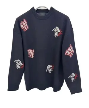 We11Done Crew Neck Sweatshirt With Graphic Embroidery