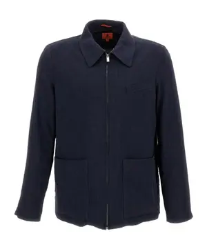 Barena Venezia Zipped Overshirt - Black