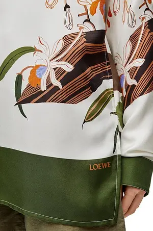 Loewe Graphic Print Panelled Shirt