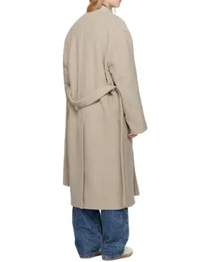 MAISON MARGIELA Belted Long Coat