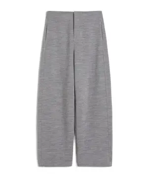 Max Mara Max Mara High-Waisted Trousers Light Gray