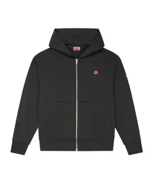 Kenzo Embroidered Boke Flower Zipped Hoodie