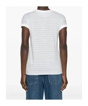 Eleventy Striped Crew Neck T-shirt