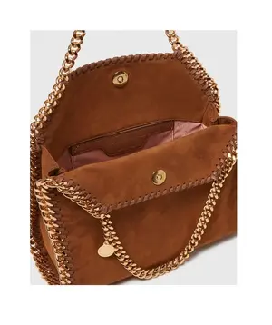 Stella McCartney Falabella Mini Tote Bag - Brandy