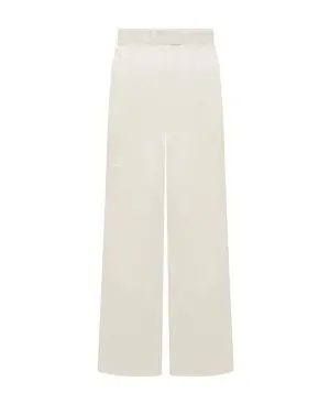 JIL SANDER Belted Waist Wide-leg Pants