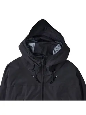 TEN C Hooded Long Sleeve Casual Jacket